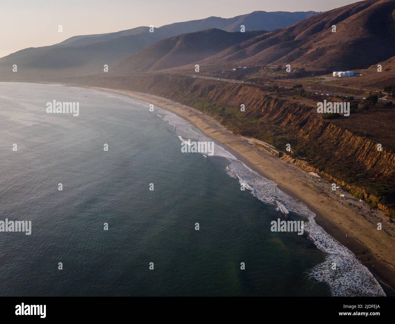 Aerial Malibu California USA Stock Photo - Alamy