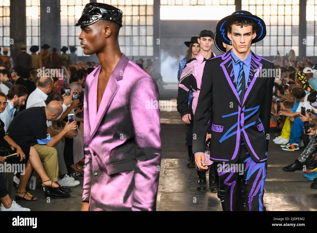 Milan, Italy, 19th June 2022, Milan Fashion Week - Men S/S 2023 ...