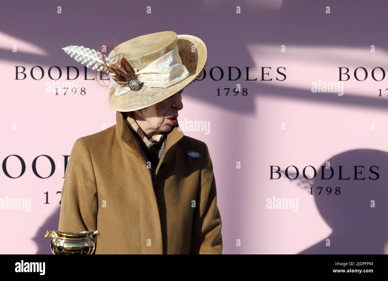 Princess Anne, Princess Royal during a trophy presentation at the ...