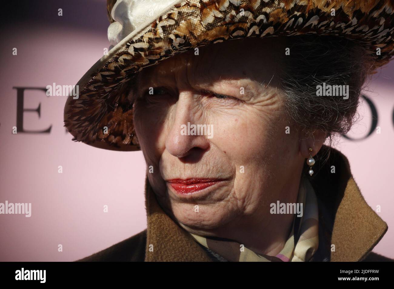 Princess Anne, Princess Royal during a trophy presentation at the ...