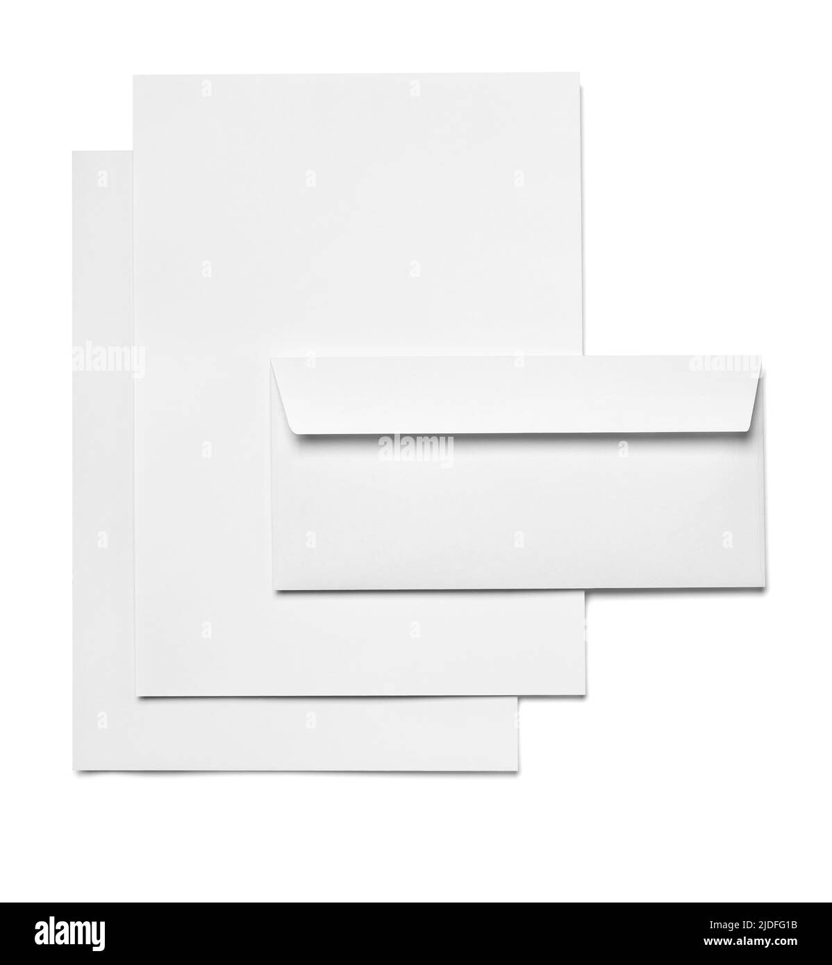 envelope letter card paper template business Stock Photo - Alamy