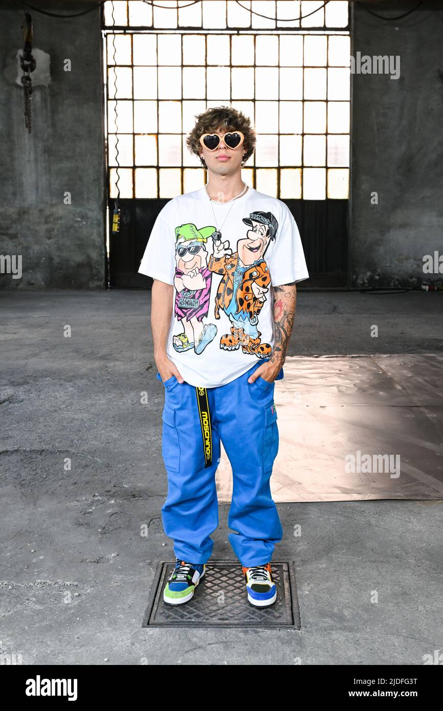 Milan, Italy, 19/06/2022, Lele Giaccari Milan Fashion Week - Men S/S ...