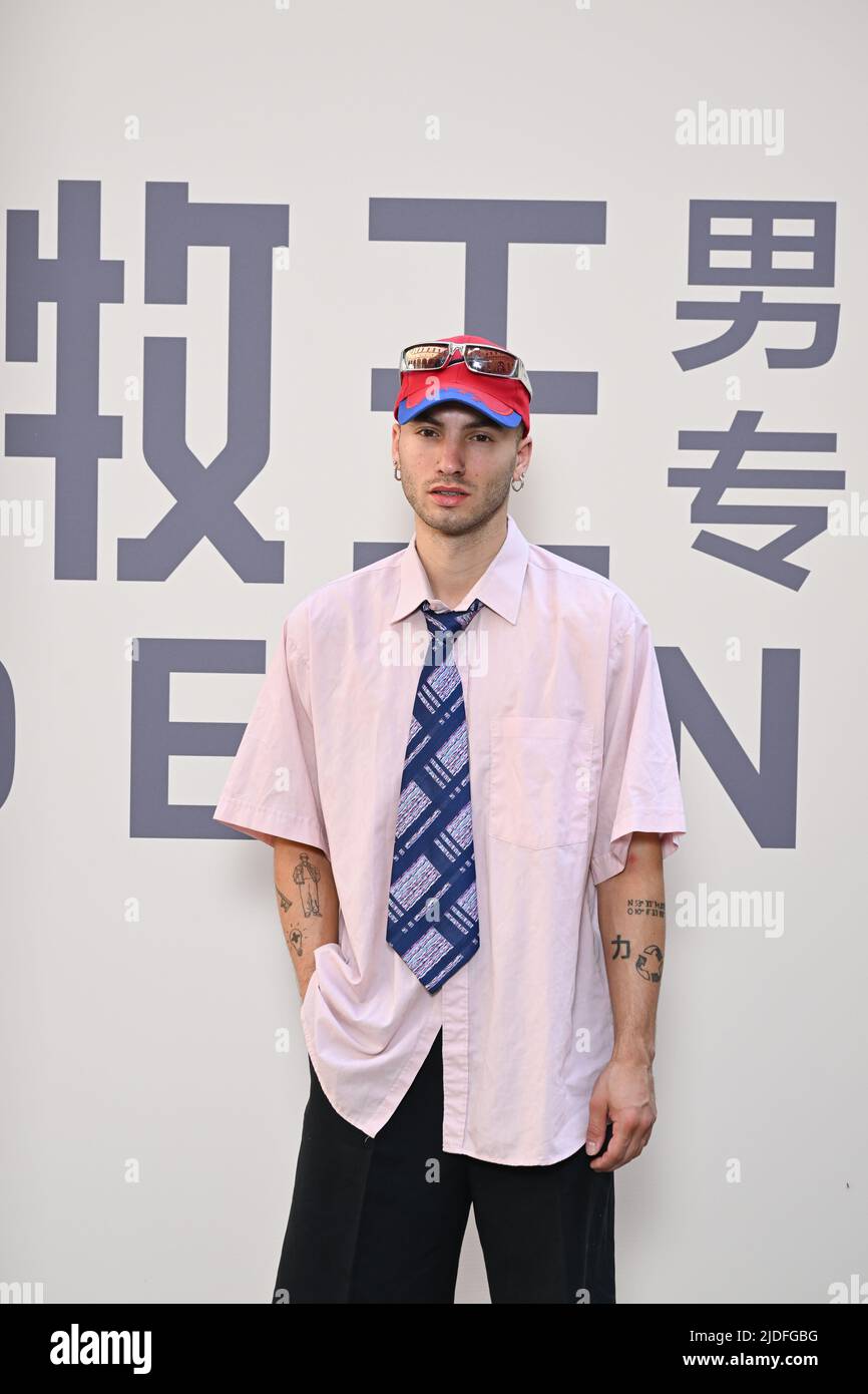 Milan, Italy, 20/06/2022, Marcel Dejan Milan Fashion Week - Men S/S ...