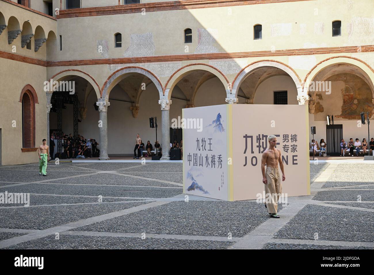 Milan, Italy, 20/06/2022, Milan Fashion Week - Men S/S 2023 Joeone ...