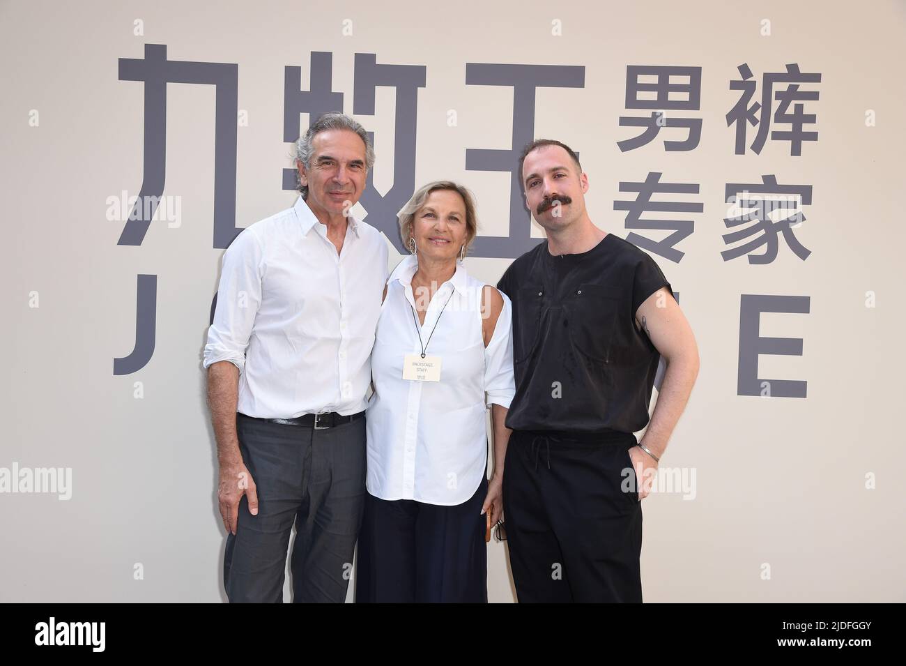 Milan, Italy, 20/06/2022, Carlo Capasa , Andreina Longhi , Louis ...