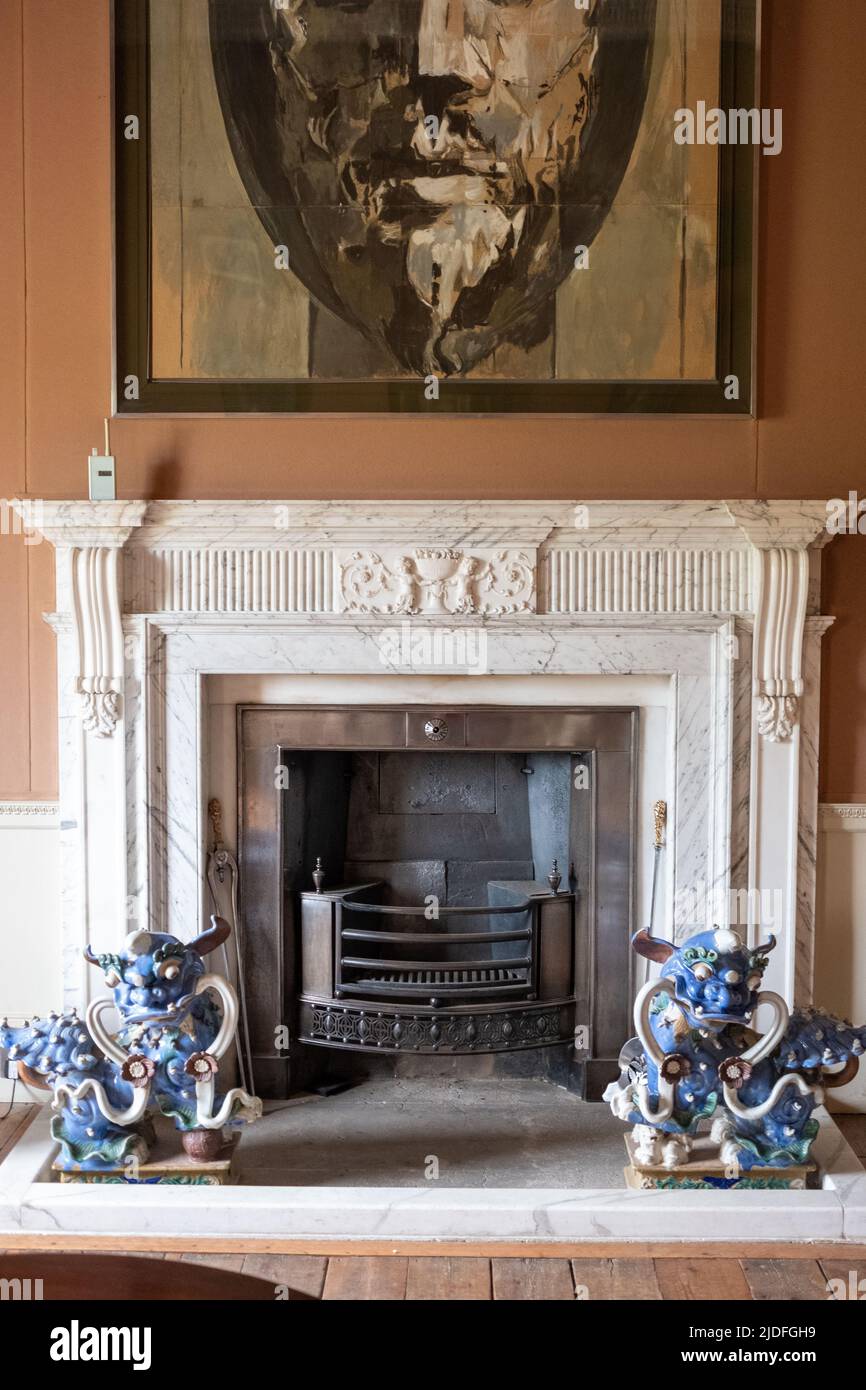 Interior of Basildon Park Stock Photo - Alamy