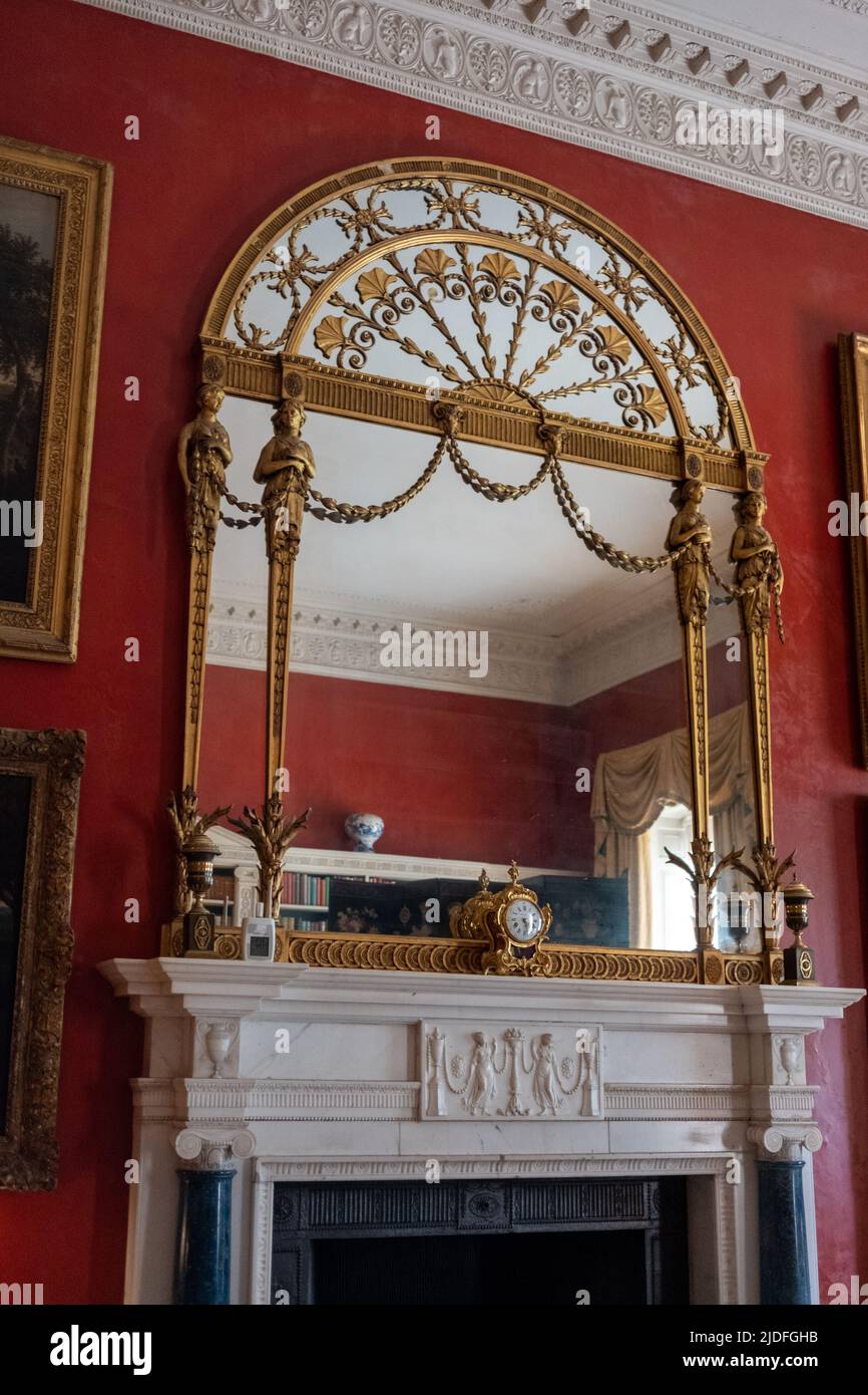 Interior of Basildon Park Stock Photo - Alamy