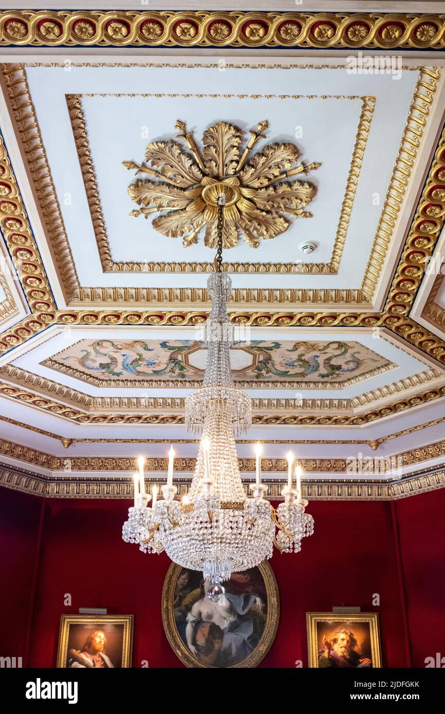 Interior of Basildon Park Stock Photo - Alamy