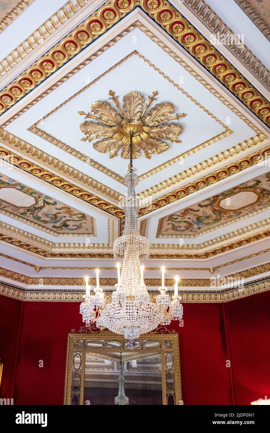 Interior of Basildon Park Stock Photo - Alamy