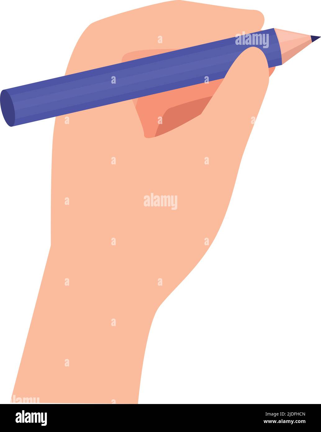 Left hand writing Stock Vector Images - Alamy