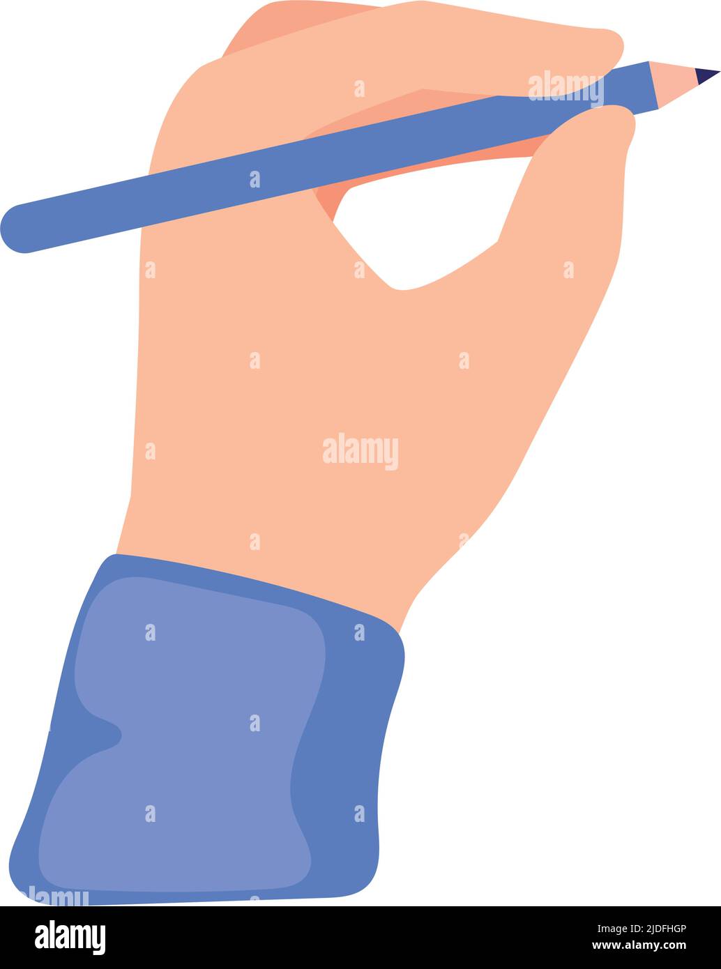 Left hand writing Stock Vector Images - Alamy