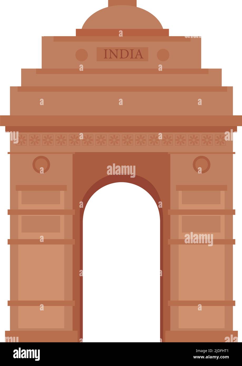 indian culture gate landmark Stock Vector Image & Art - Alamy