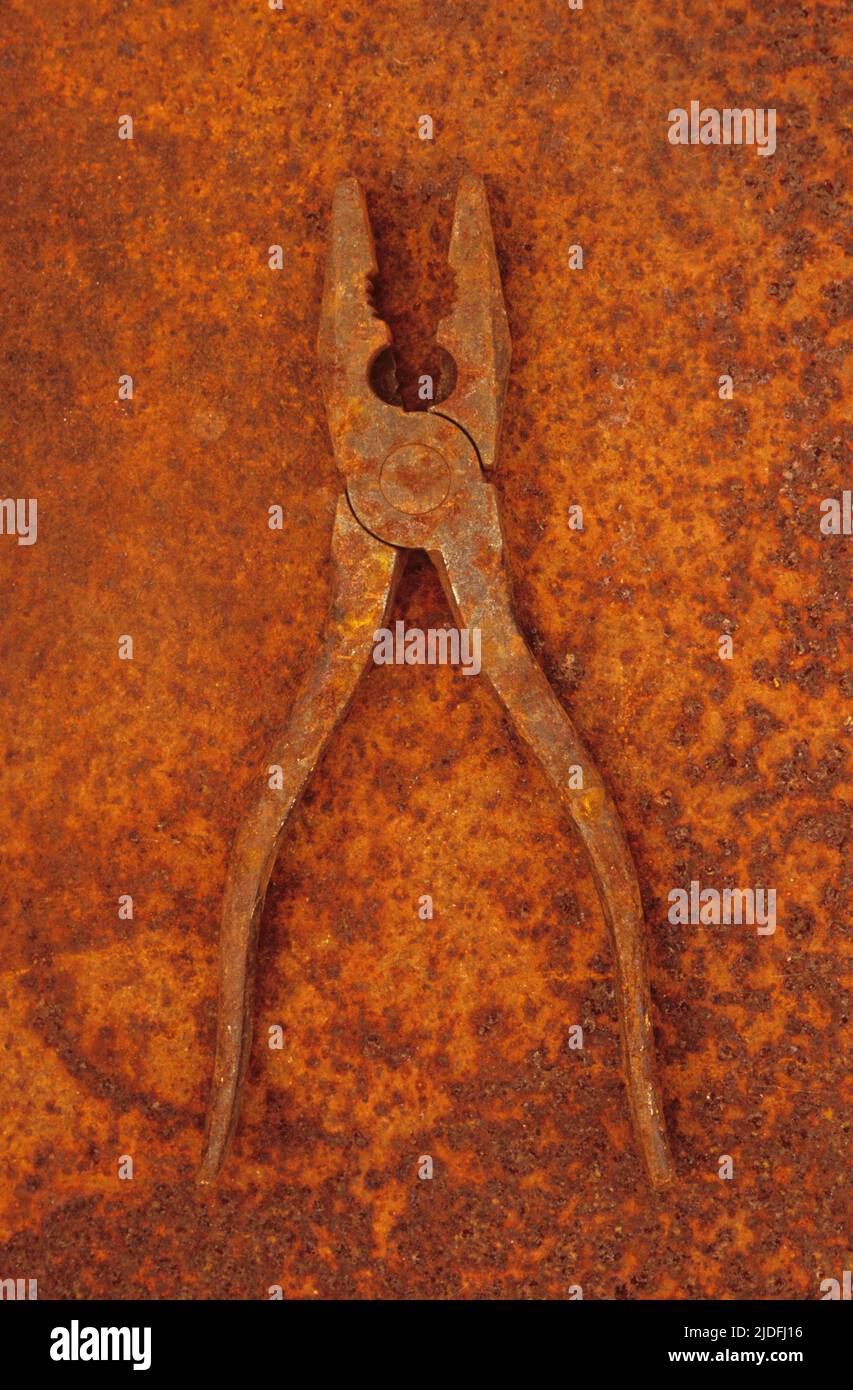 Vintage mechanics tools wrench hi-res stock photography and images - Alamy