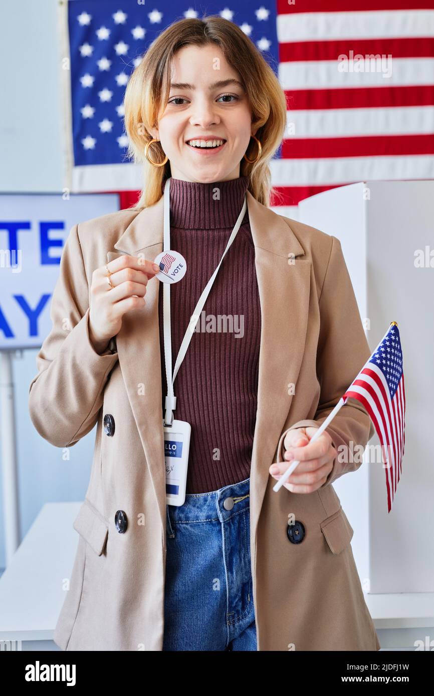 Your voice, your vote sticker hi-res stock photography and images - Alamy