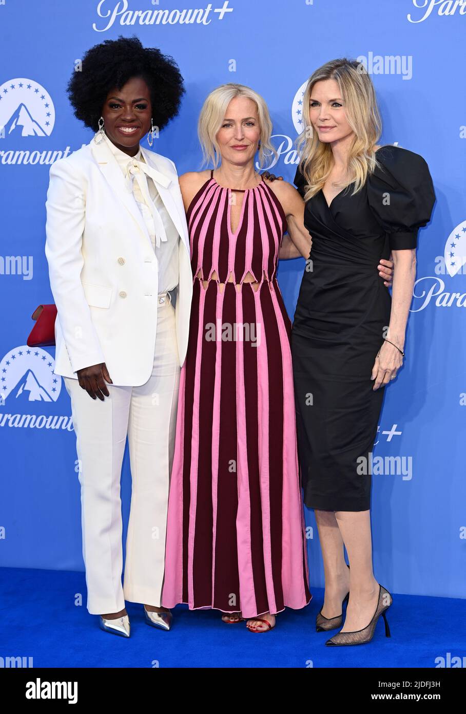 June 20th, 2022. London, UK. Viola Davis, Gillian Anderson and Michelle ...