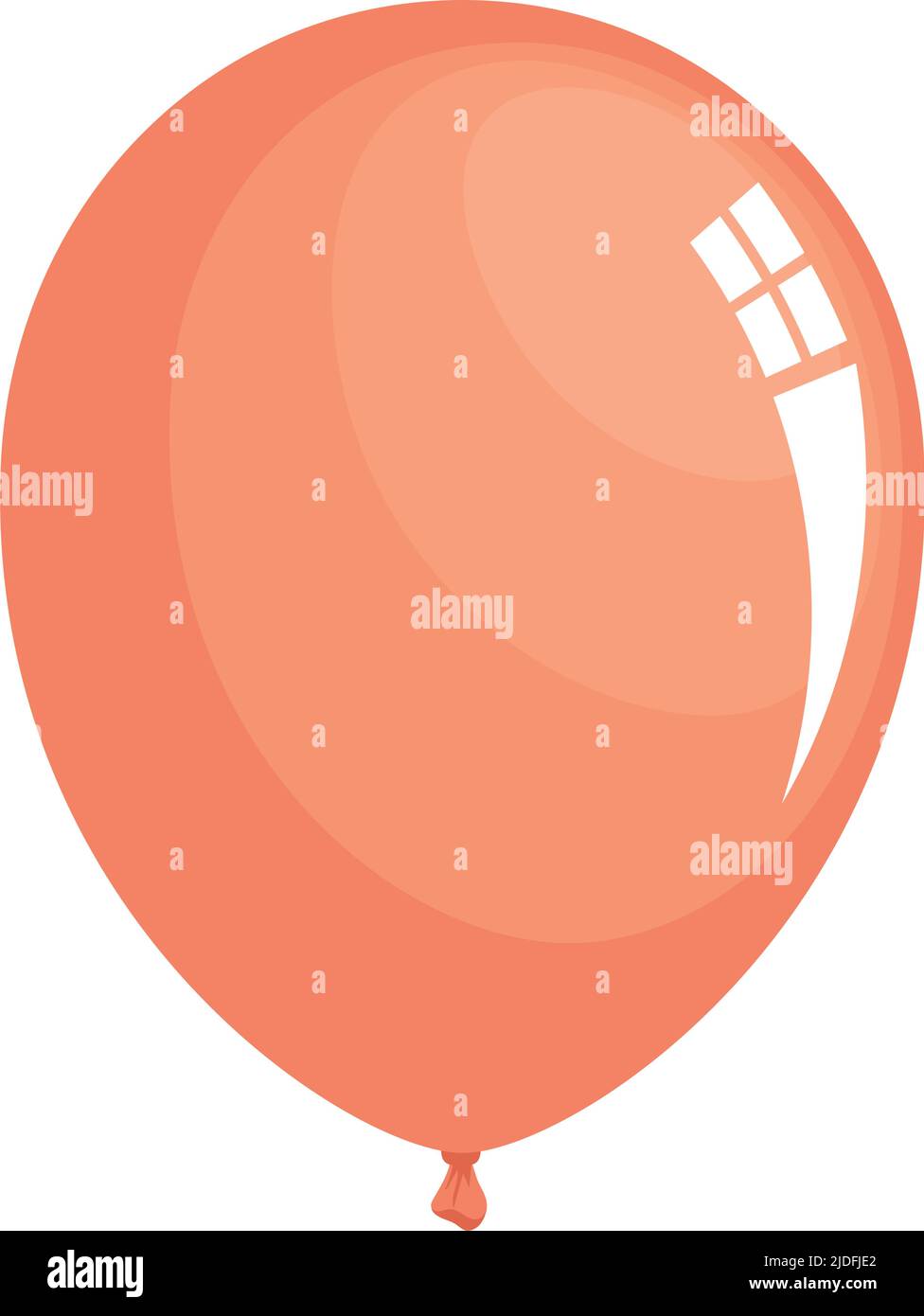 orange balloon helium floating Stock Vector Image & Art - Alamy