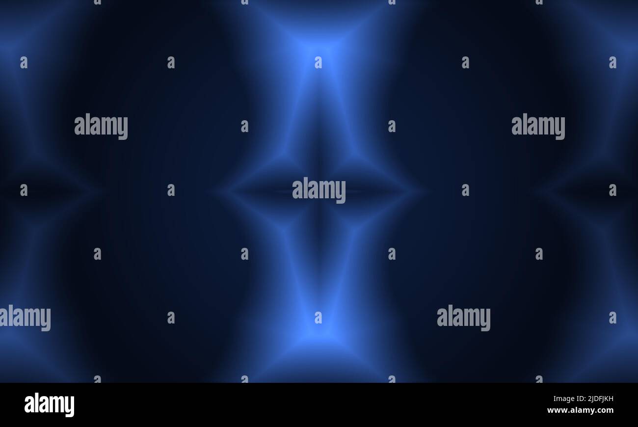 Blue futuristic geometric background with abstract 3d glowing shapes ...