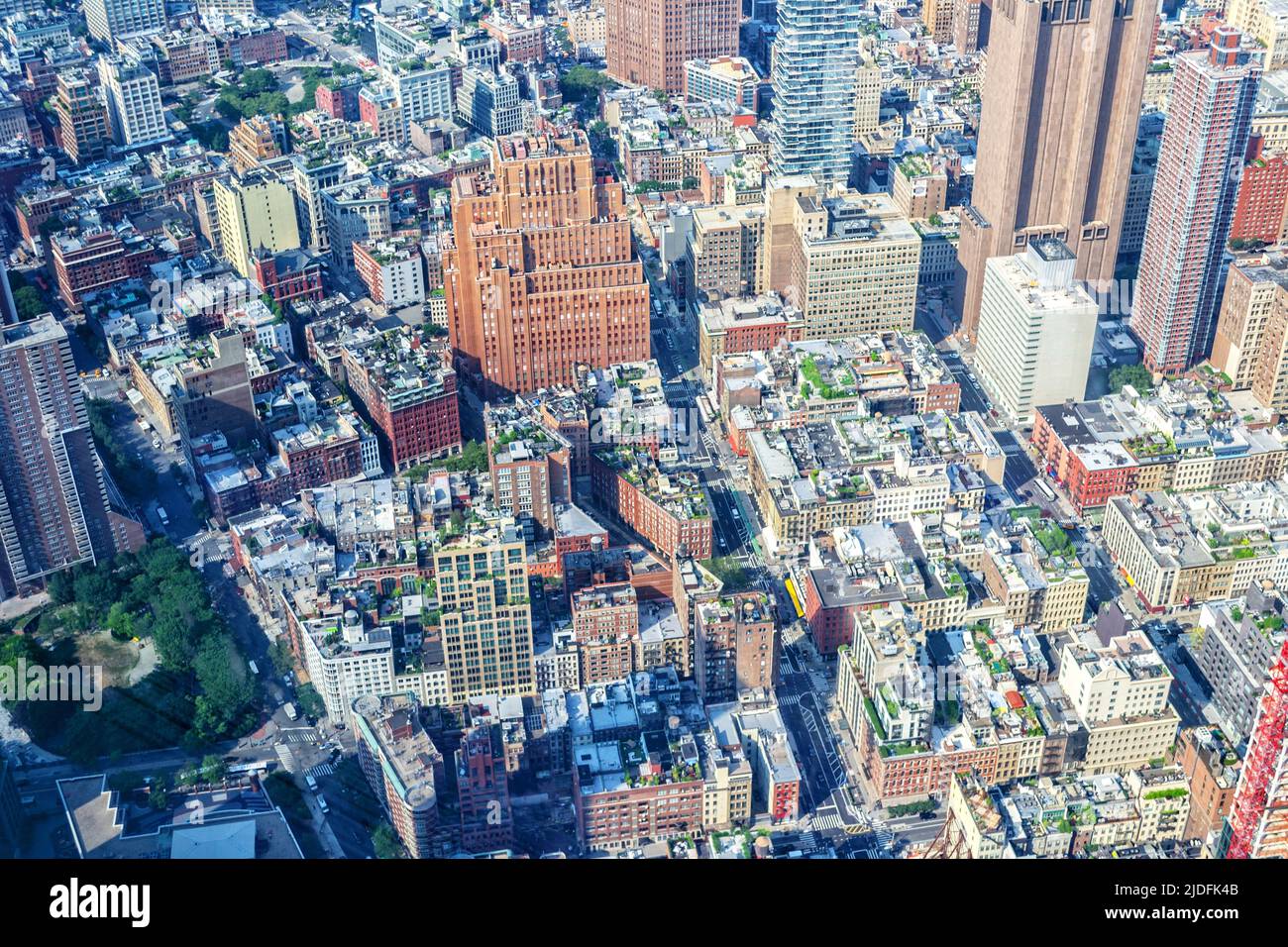 One world trade center aerial view hi-res stock photography and images ...