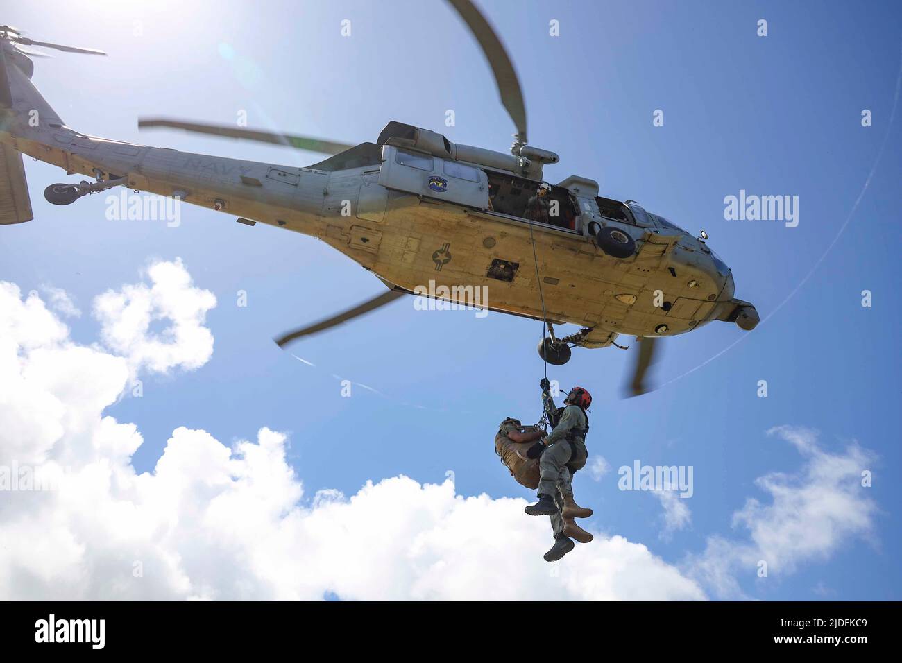U.S. Navy Hospital Corpsman 3rd Class Raymond Luna with 1st Medical ...
