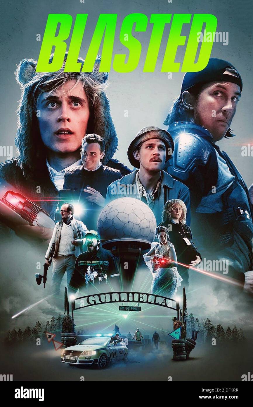 BLASTED, (aka BLASTED: GUTTA VS. ALIENS), poster, top row from left ...