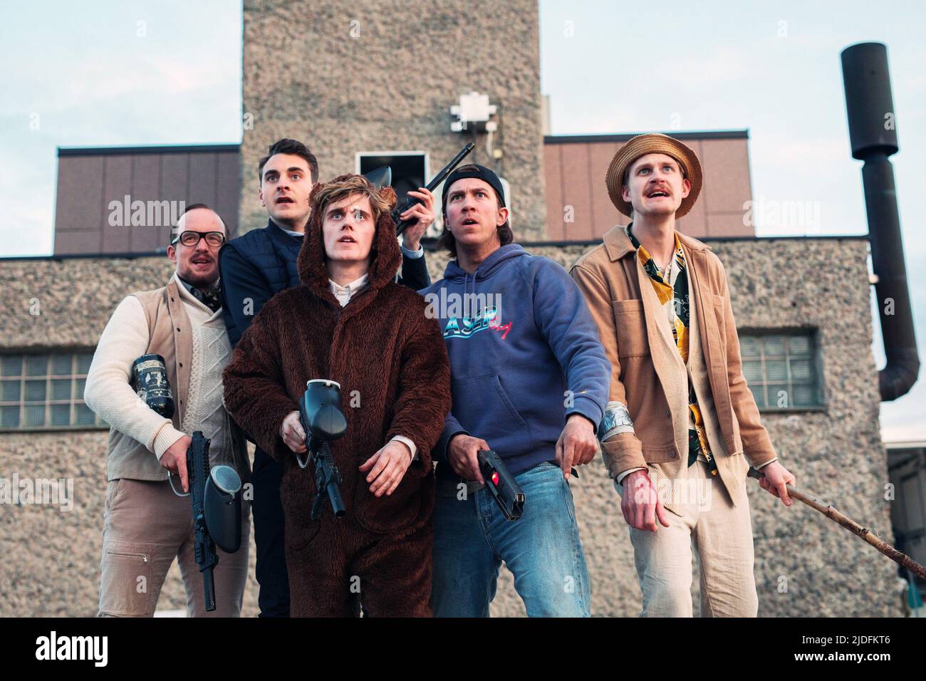 BLASTED, (aka BLASTED: GUTTA VS. ALIENS), from left: Andre Sorum ...