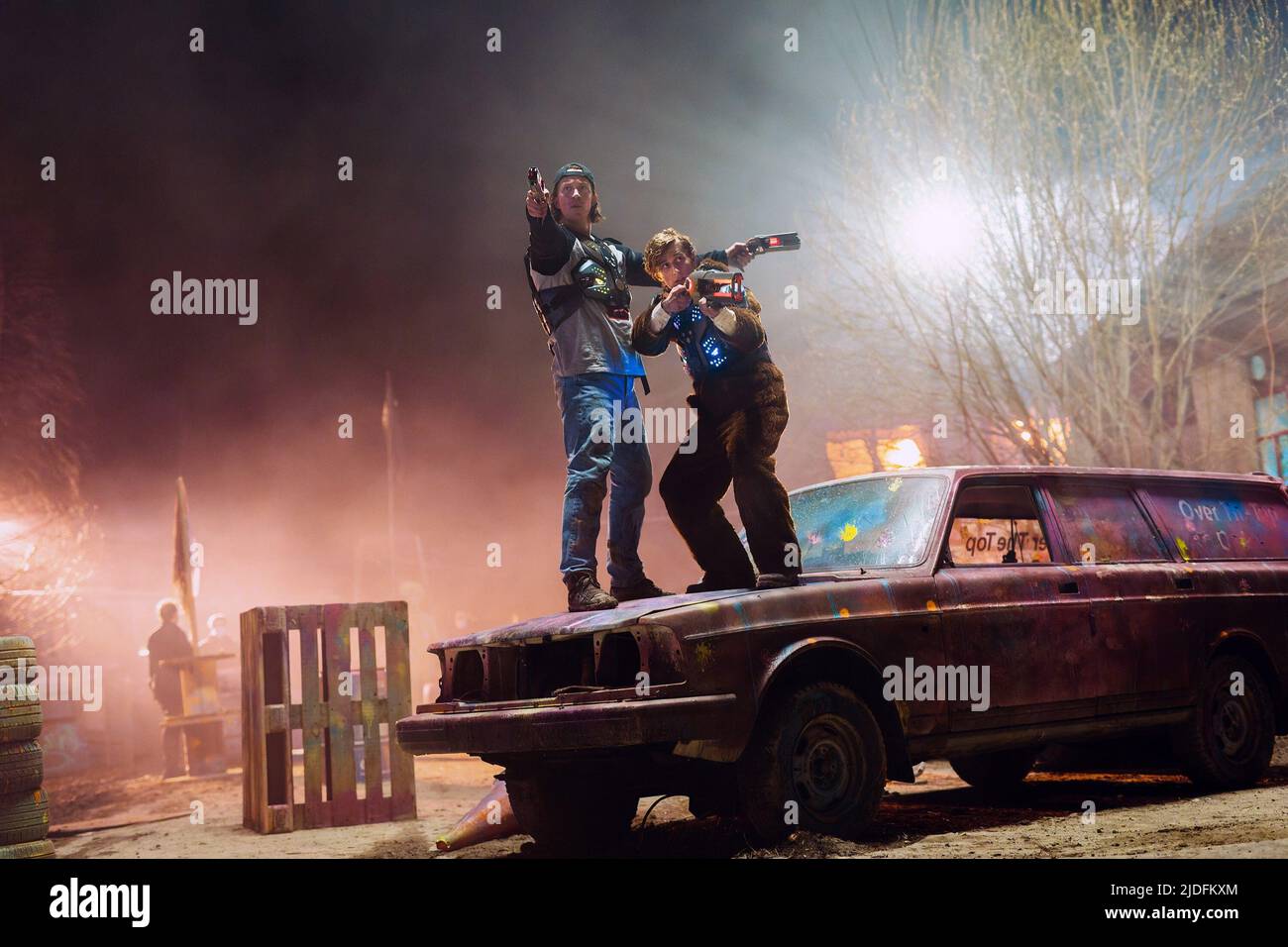 BLASTED, (aka BLASTED: GUTTA VS. ALIENS), from left: Fredrik Skogsrud ...