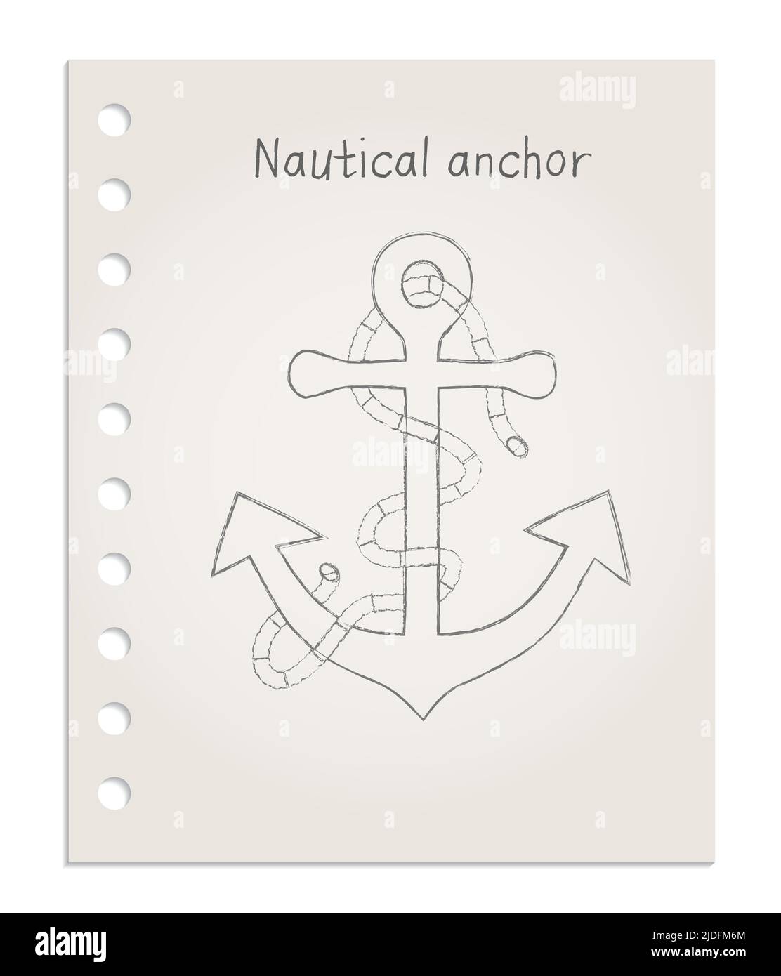 Sea and anchor exercise Cut Out Stock Images & Pictures - Alamy