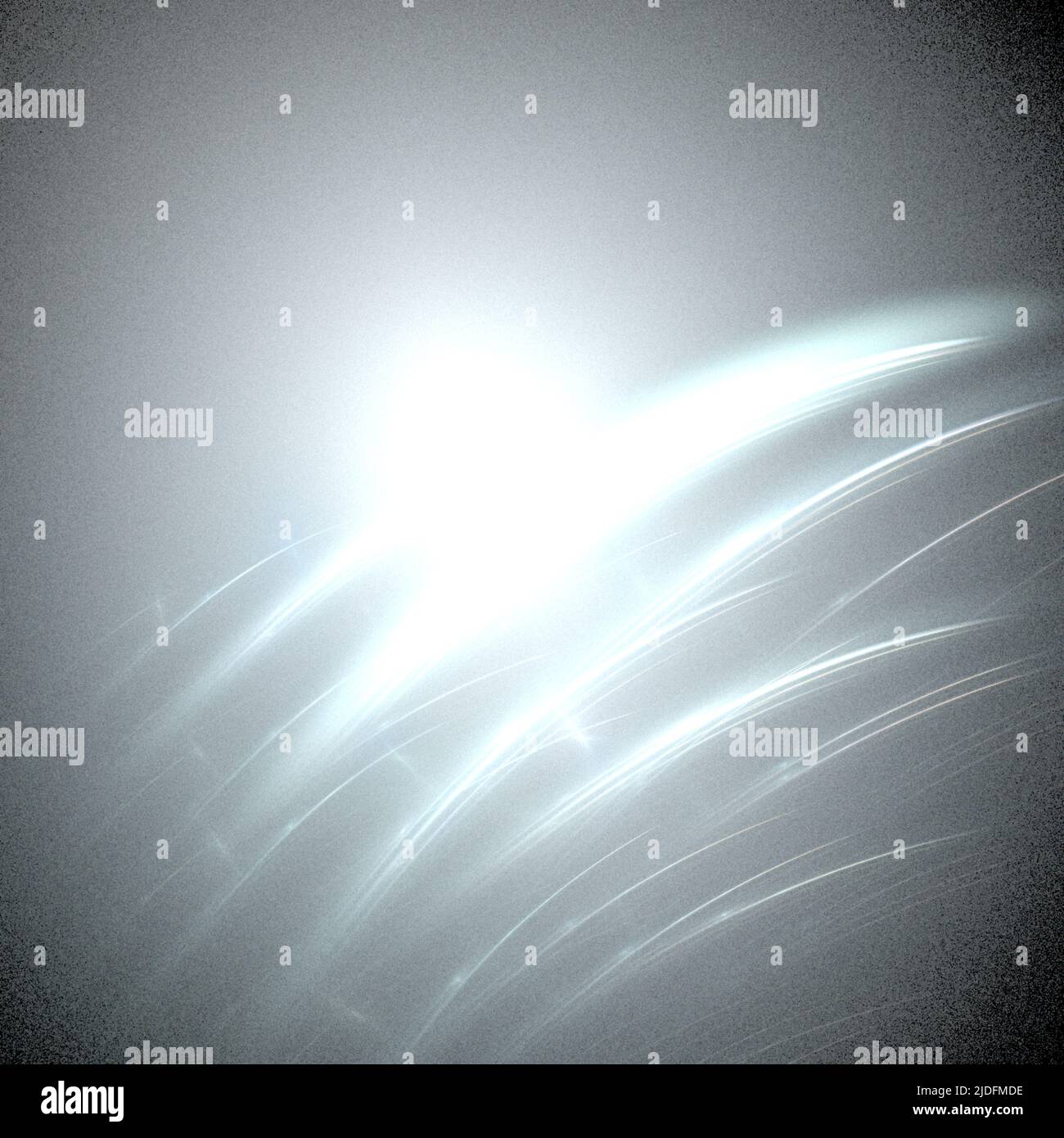 bright abstract linear background, white digital drawing on black ...