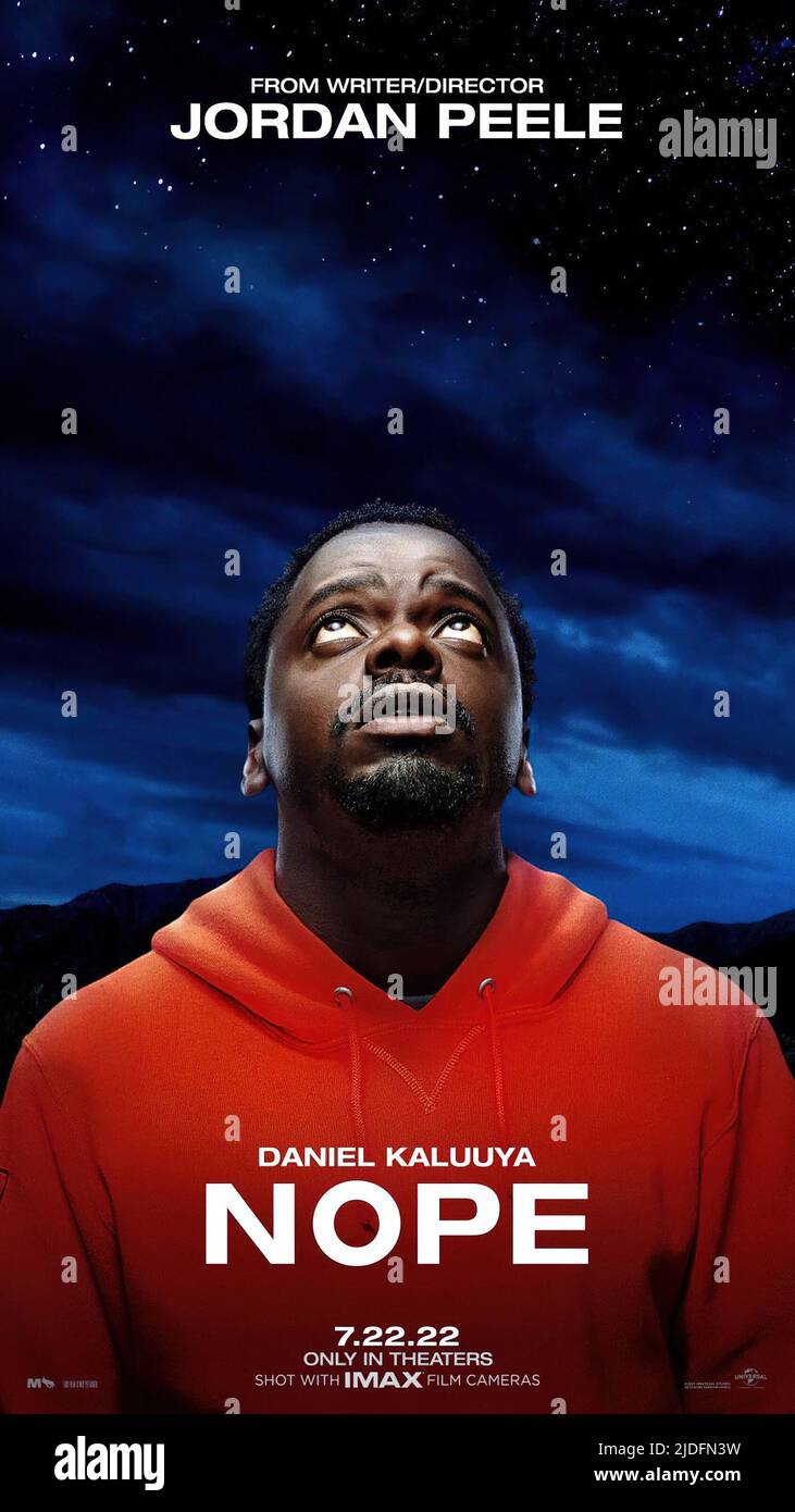 NOPE, US character poster, Daniel Kaluuya, 2022. © Universal Pictures ...