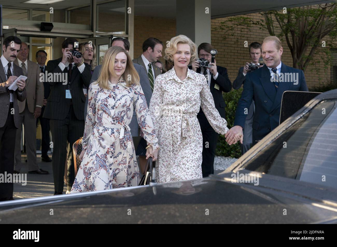 THE FIRST LADY, front from left: Dakota Fanning as Susan Ford, Michelle ...