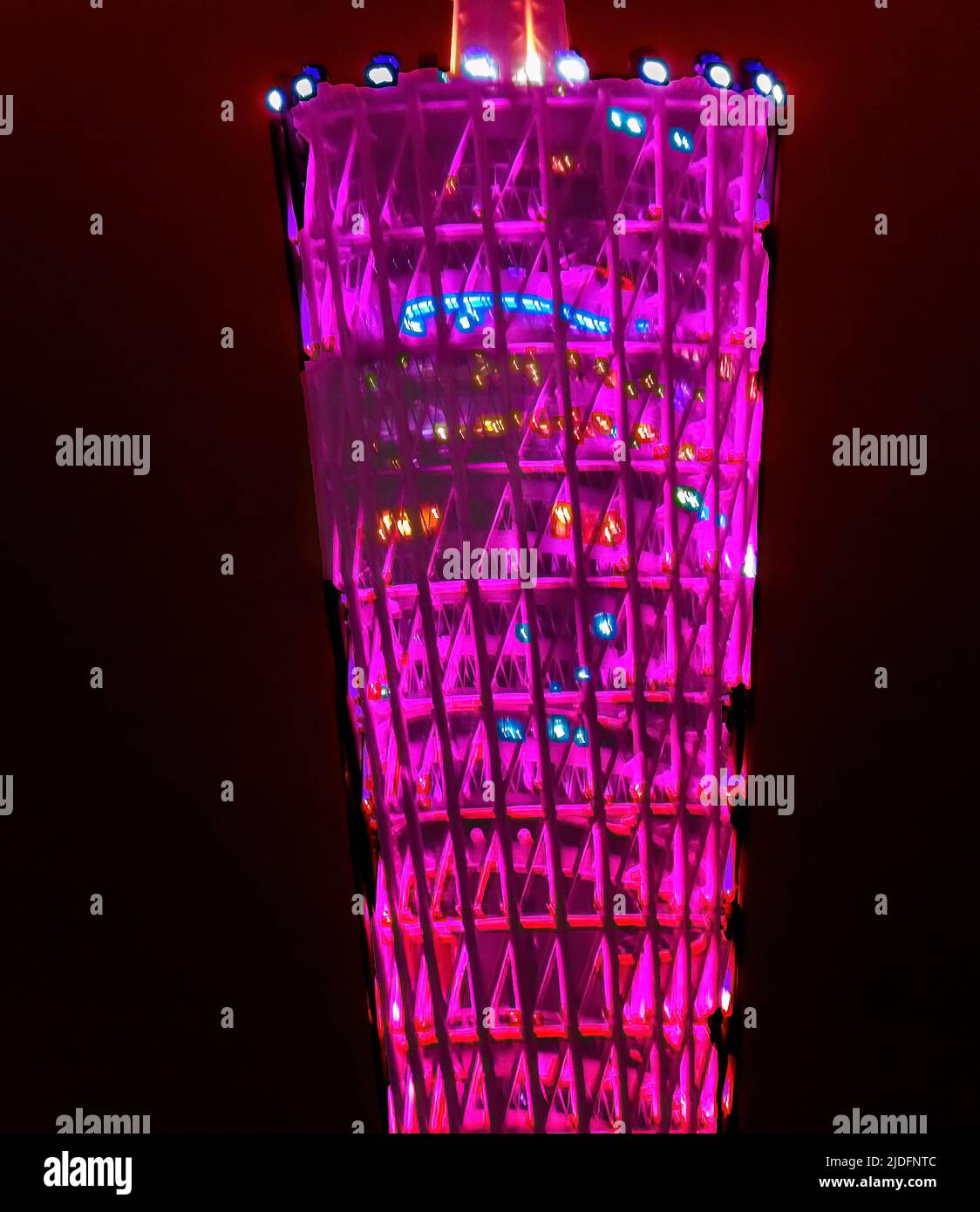 Canton Guangzhou TV Tower Guangzhou Guangdong Province China Stock ...