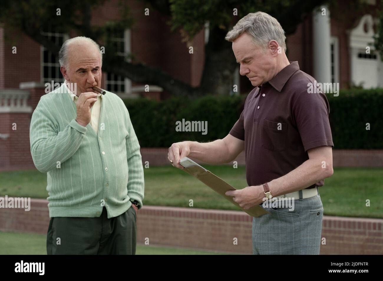 GASLIT, from left: Sean Penn as John Mitchell, Jim Meskimen as Sen ...