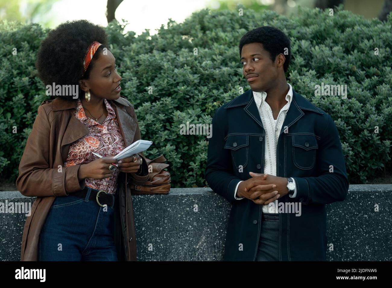 GASLIT, from left: Lauren E. Banks as Janelle Lewis, Patrick R. Walker ...