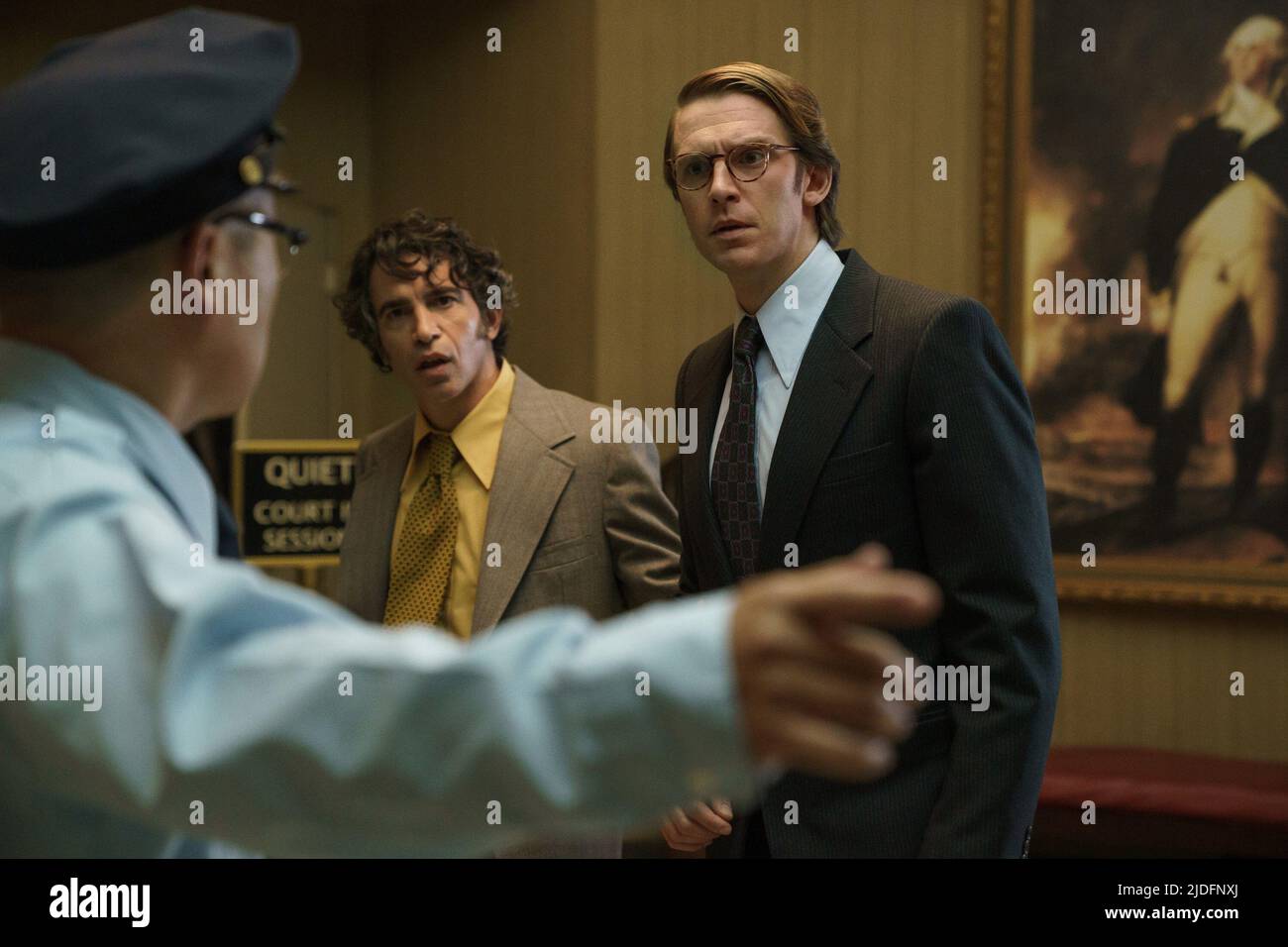 GASLIT, facing camera from left: Chris Messina as Angelo Lano, Dan ...