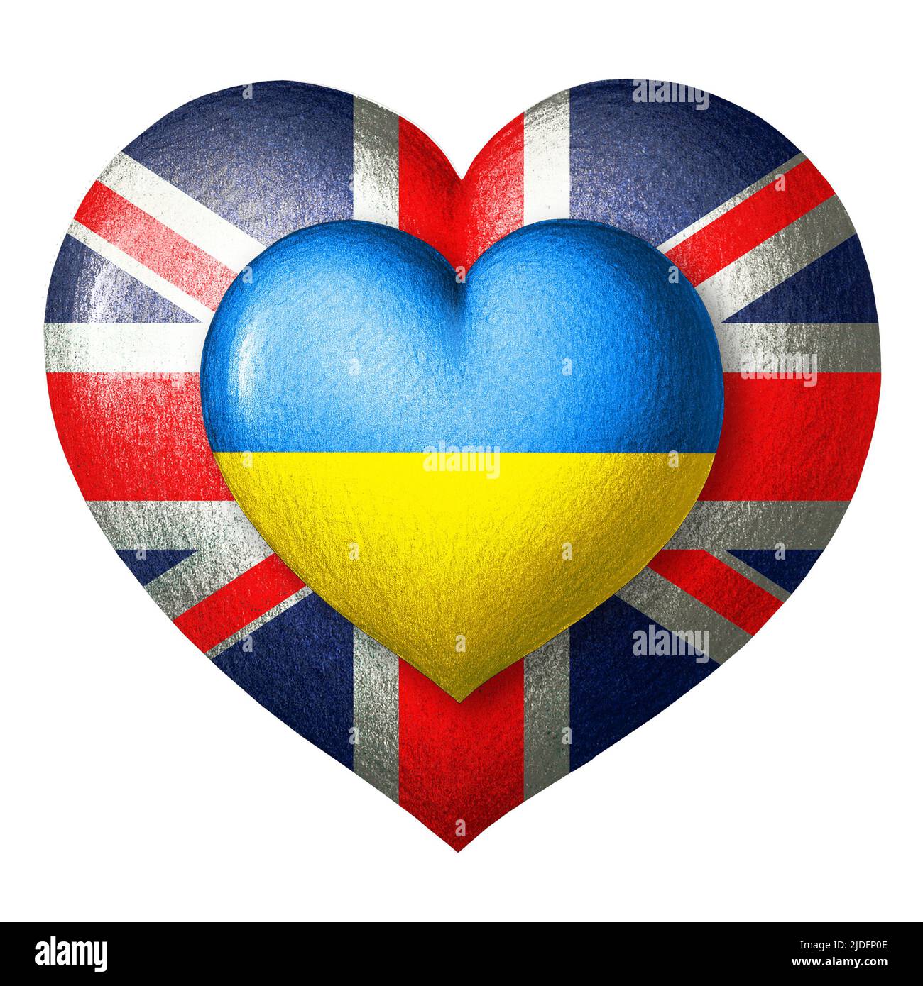 Uk and ukraine flag Cut Out Stock Images & Pictures - Alamy
