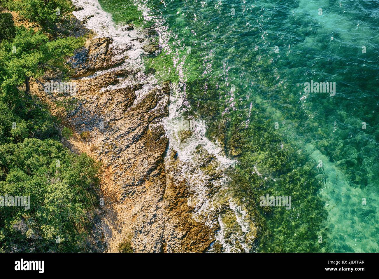 Creative minimal beach concept. Summer vacation layout with blue water ...