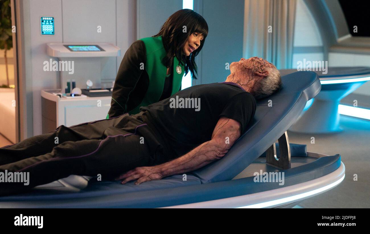 THE ORVILLE: NEW HORIZONS, from left: Penny Johnson Jerald, James Read ...