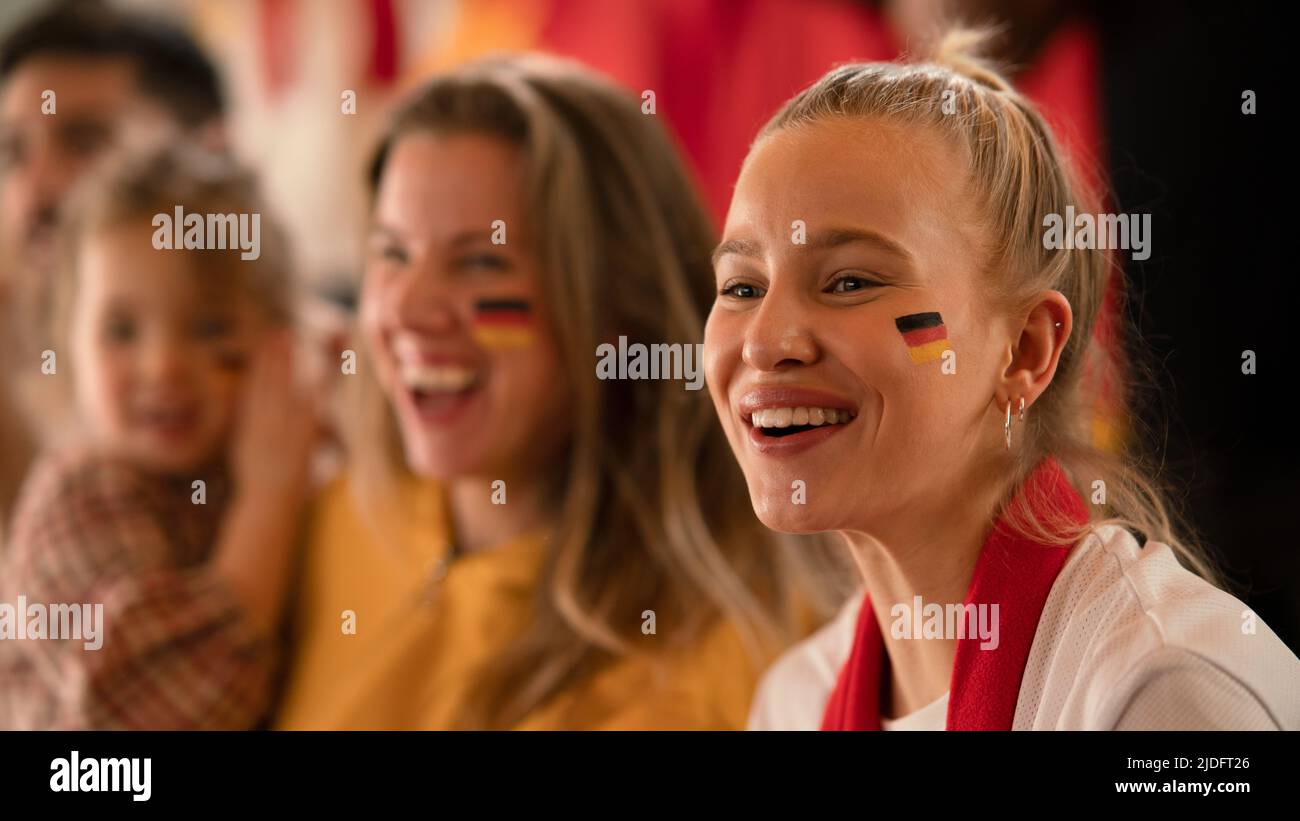 Soccer crowd germany girl hi-res stock photography and images - Alamy