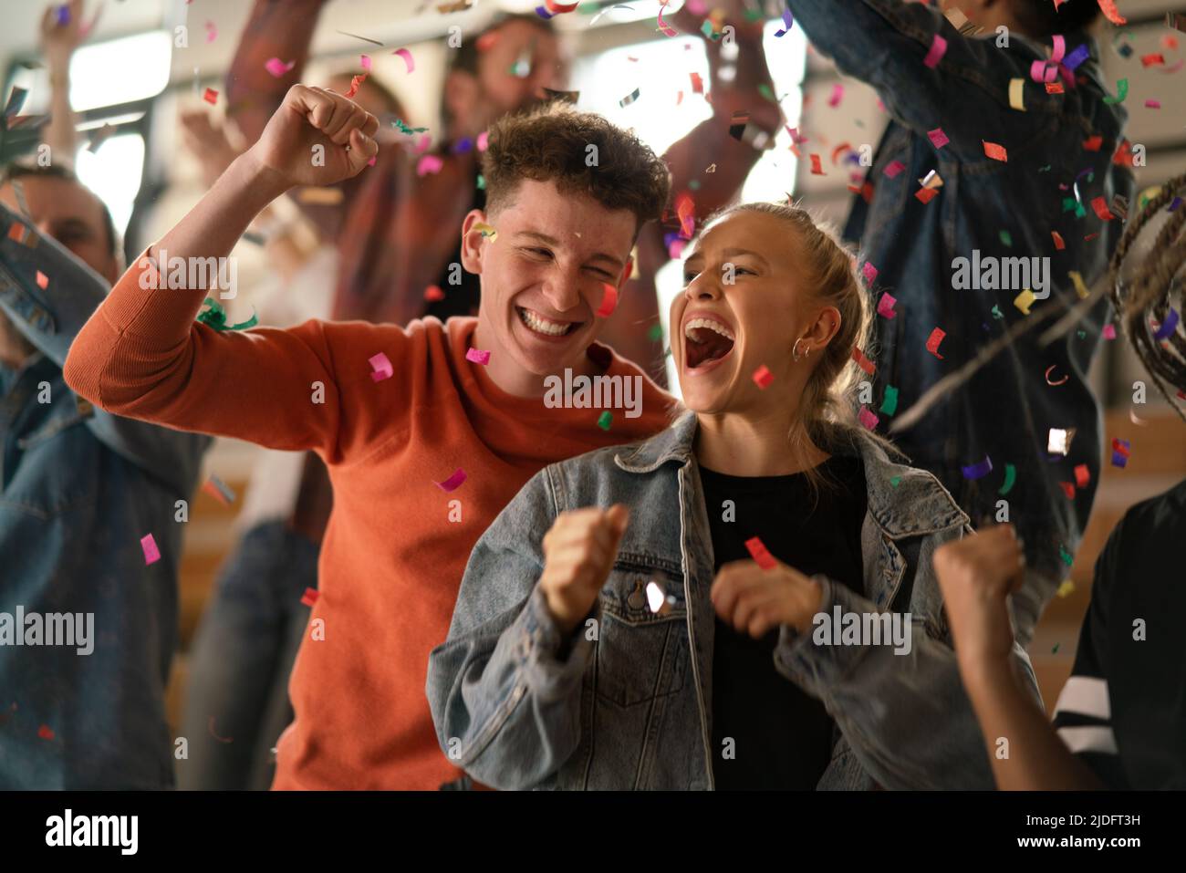 Excited fans hi-res stock photography and images - Alamy