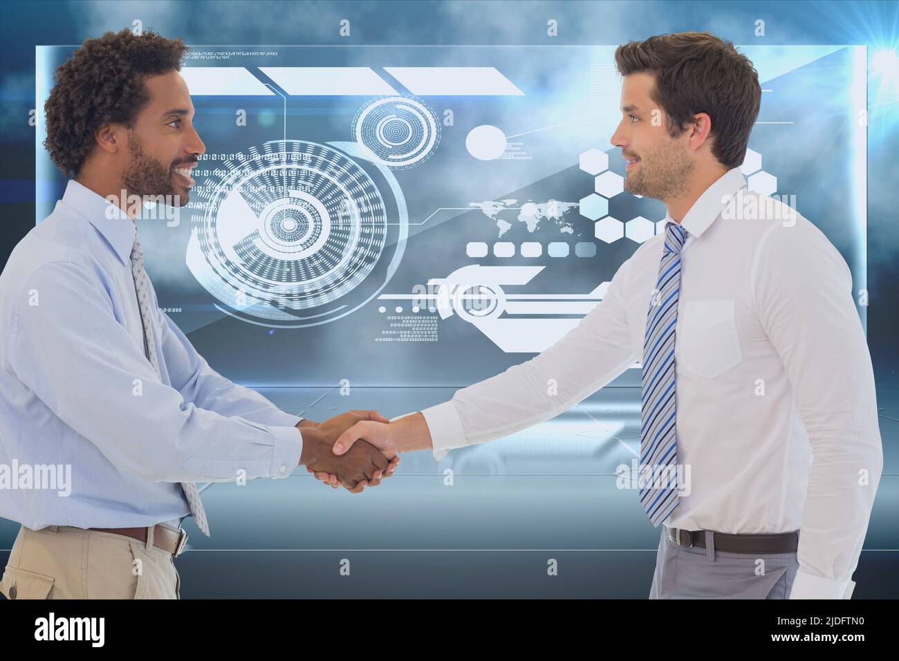 Digital with two hands hi-res stock photography and images - Alamy