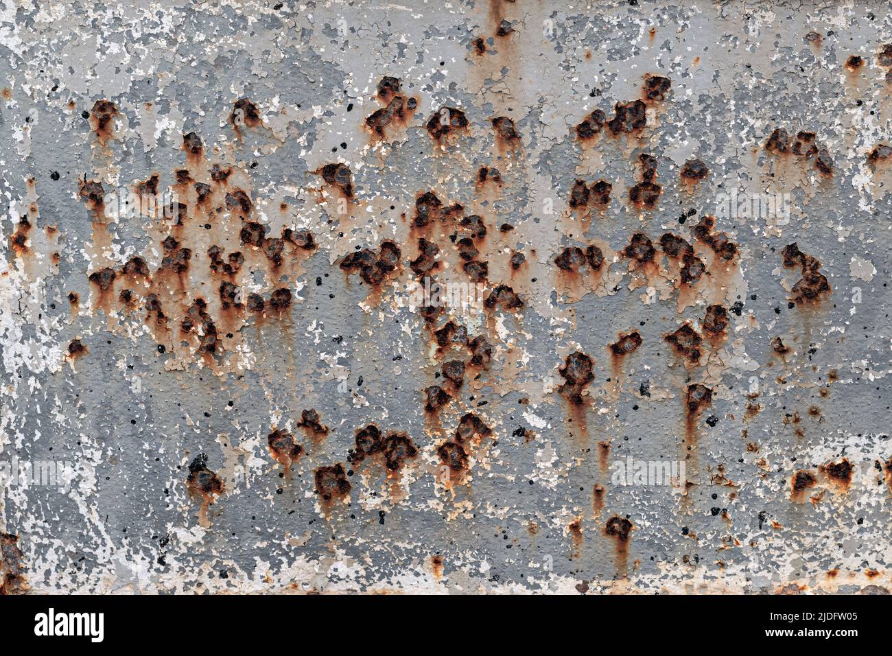 A texture and background of traces of rust on sheet metal Stock Photo ...
