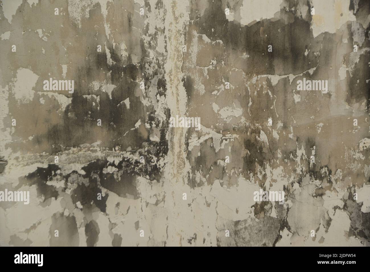 Texture and background of water stains on the cement building wall ...