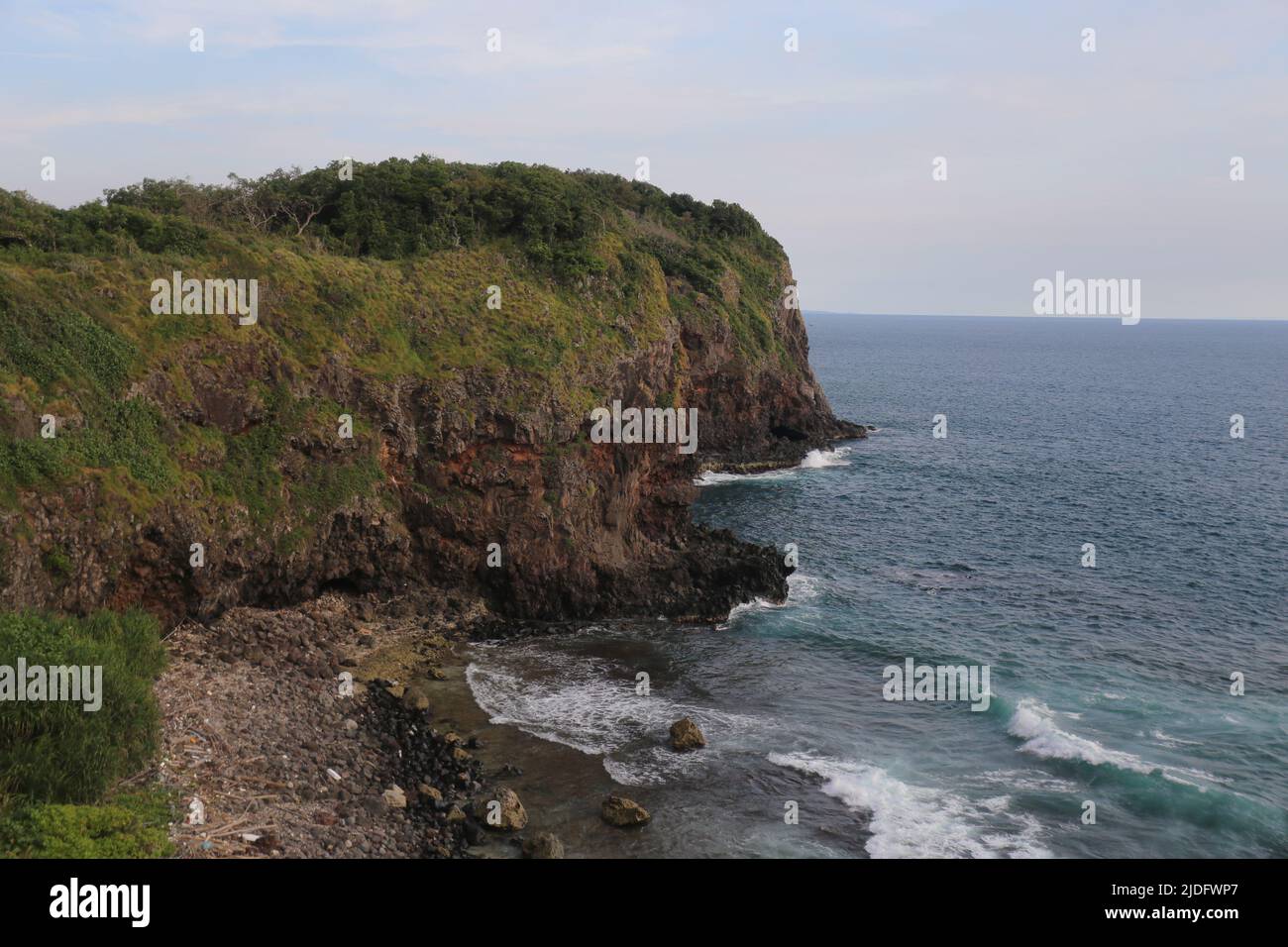 Remnant of volcanic at Sunda strait, Banten, Indonesia Stock Photo - Alamy