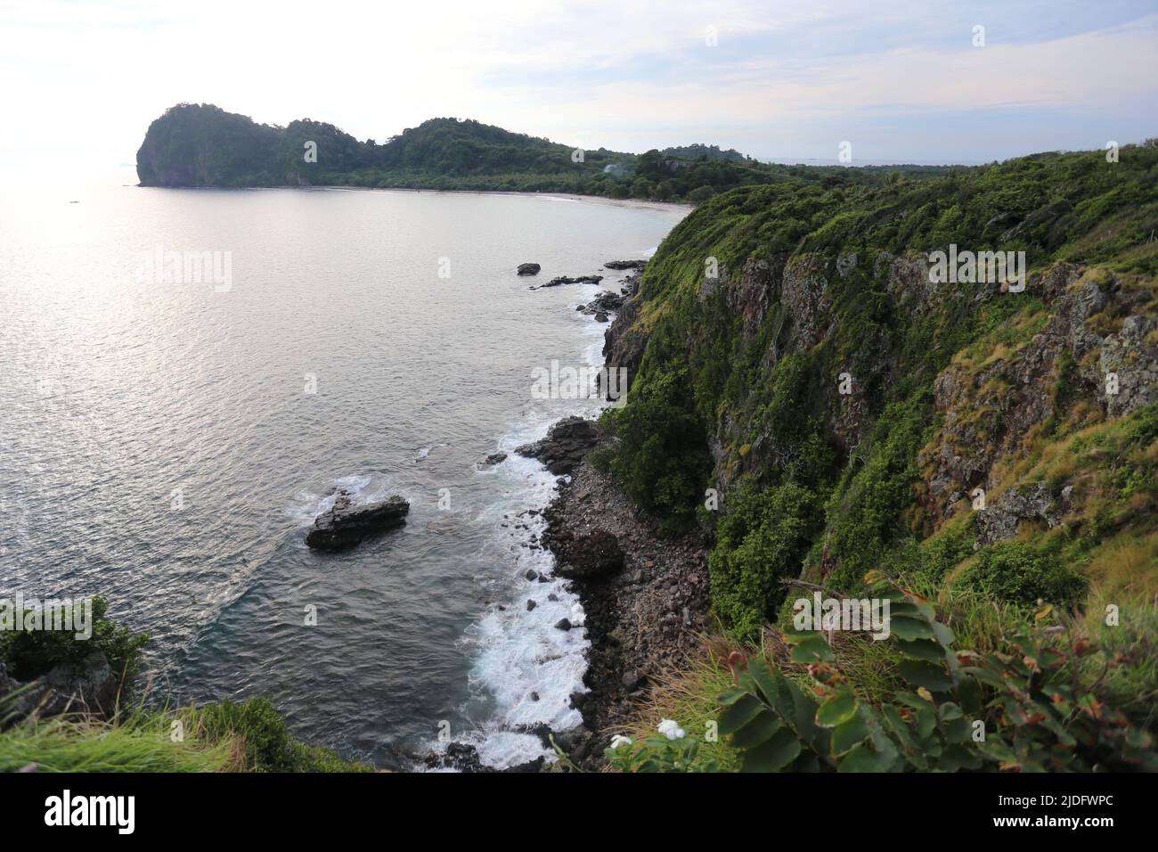 Remnant of volcanic at Sunda strait, Banten, Indonesia Stock Photo - Alamy