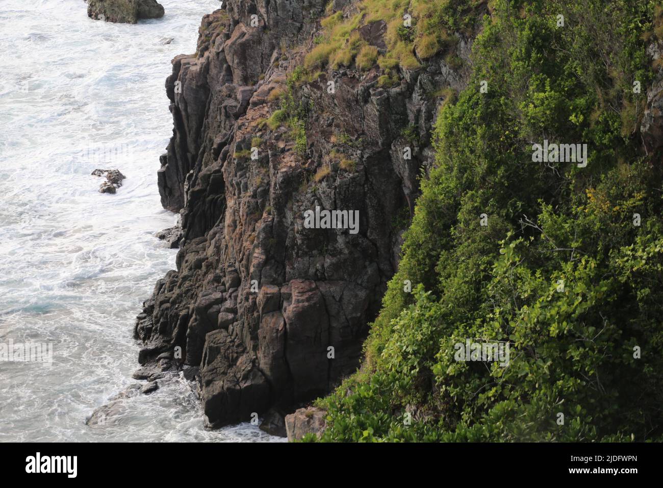 Remnant of volcanic at Sunda strait, Banten, Indonesia Stock Photo - Alamy