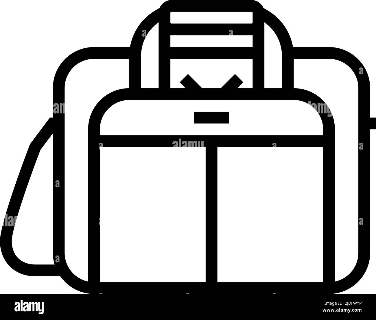 business case line icon vector illustration Stock Vector Image & Art ...