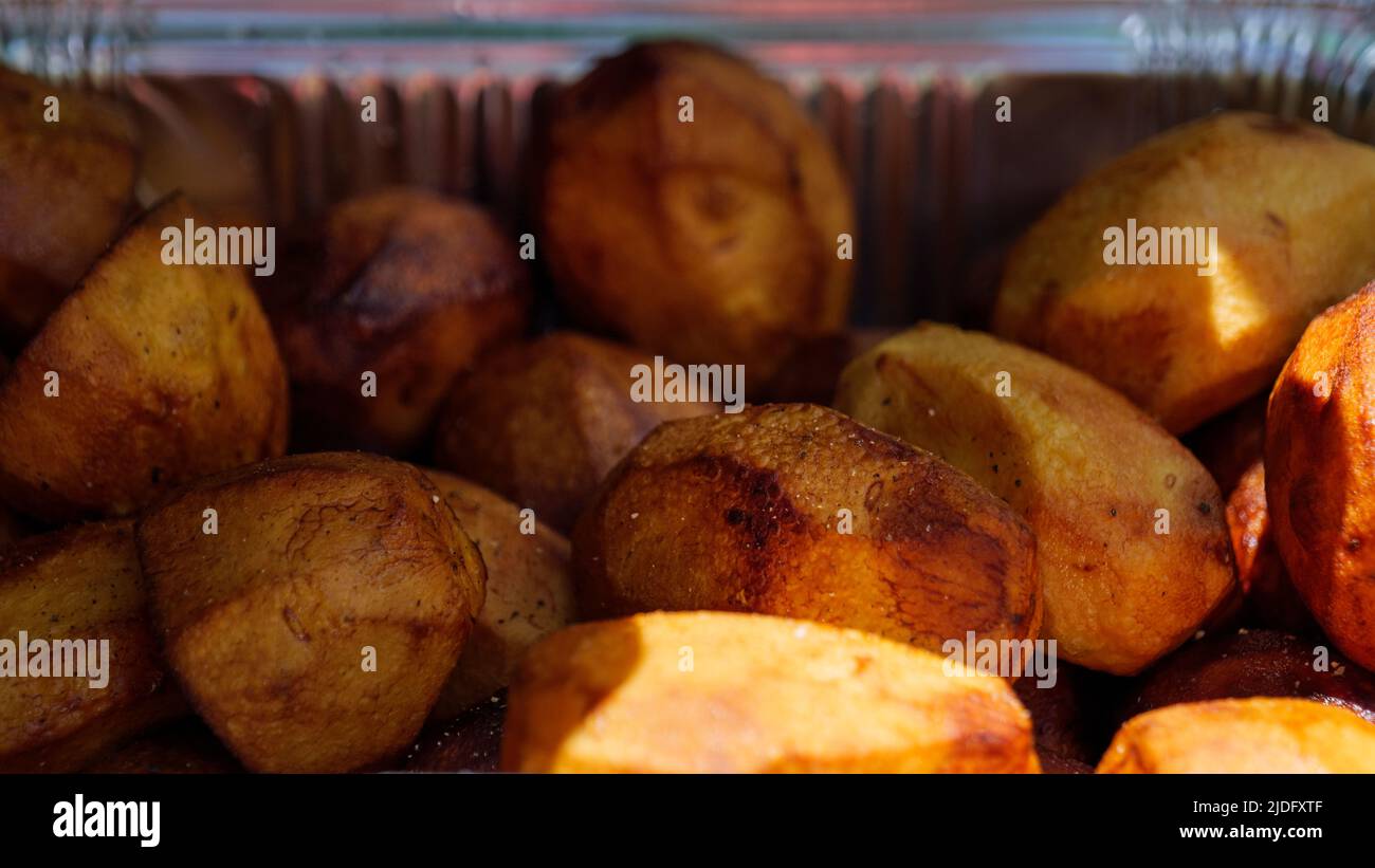 Fire fried potatoes potato roasting hi-res stock photography and images ...