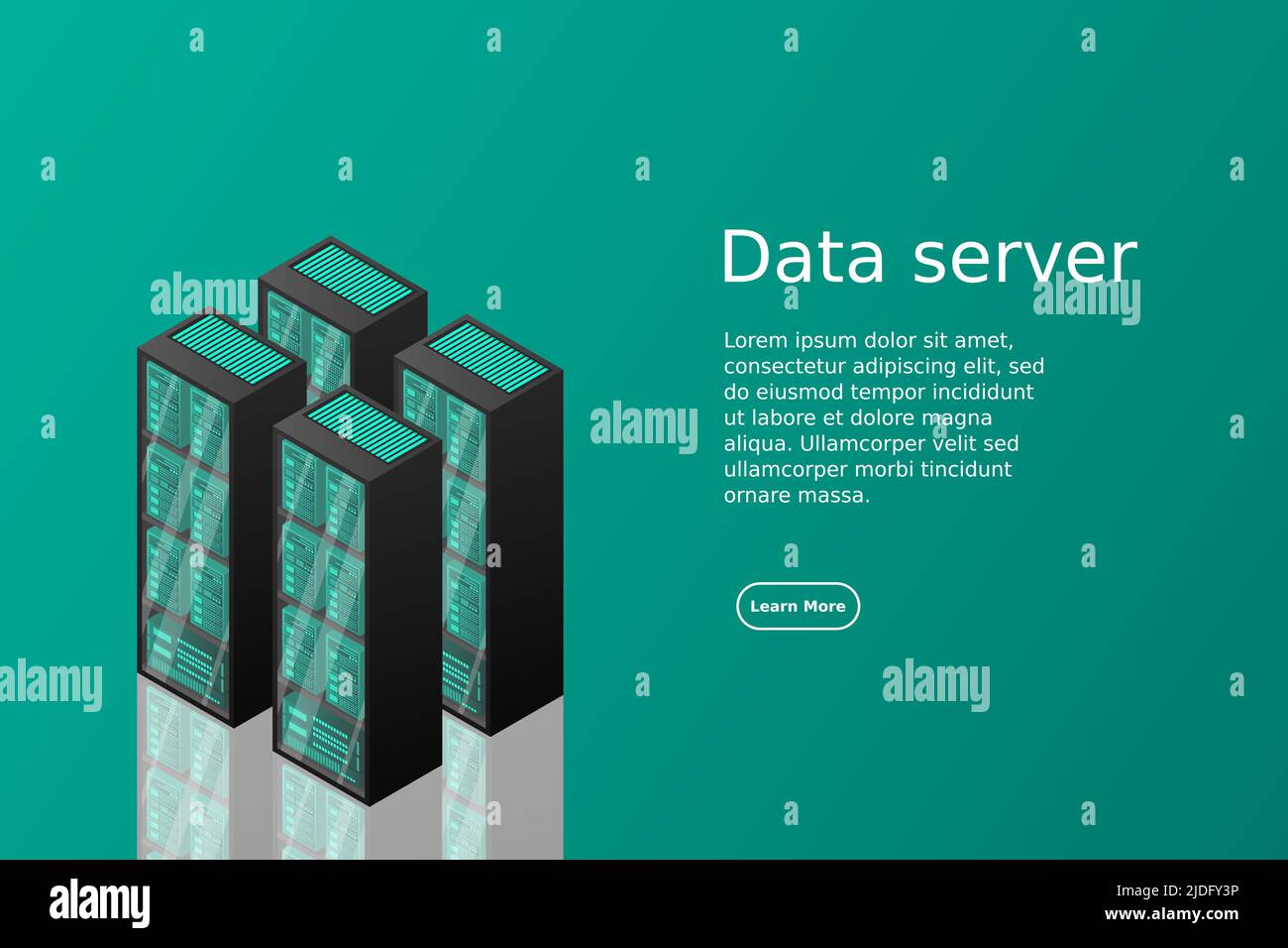 Mainframe, powered server, high technology concept, data center, cloud ...