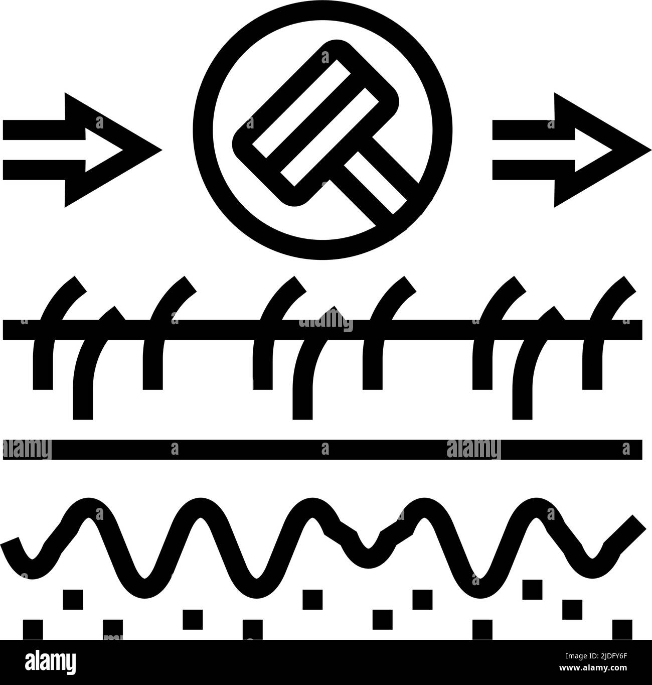 shaving direction of blazer line icon vector illustration Stock Vector ...