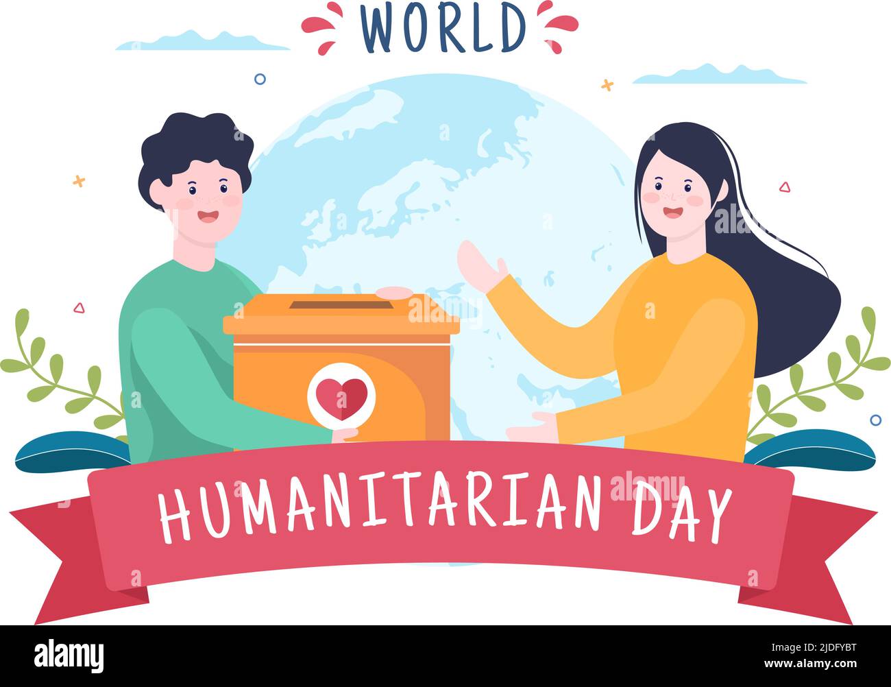 World Humanitarian Day with Global Celebration of Helping People, Work ...